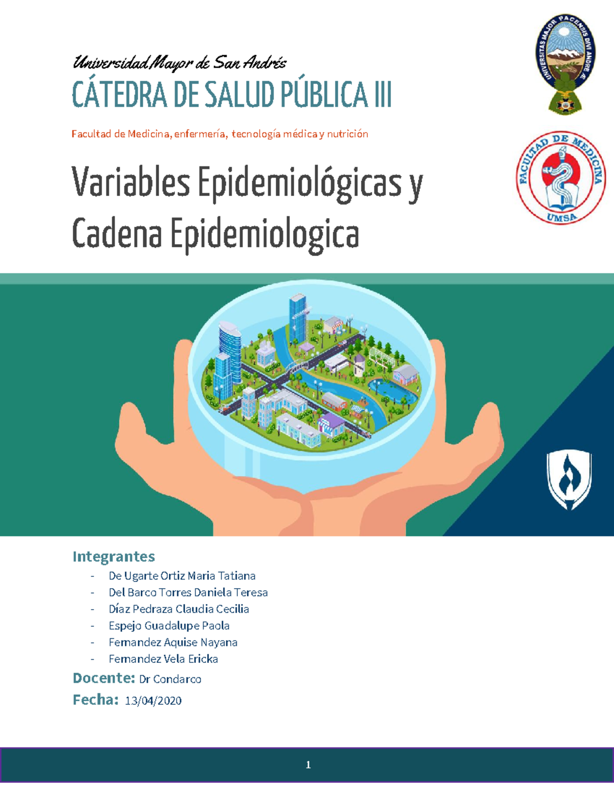 Variables Epidemiologicas Y Cadena Epidemiologica - Universidad Mayor ...