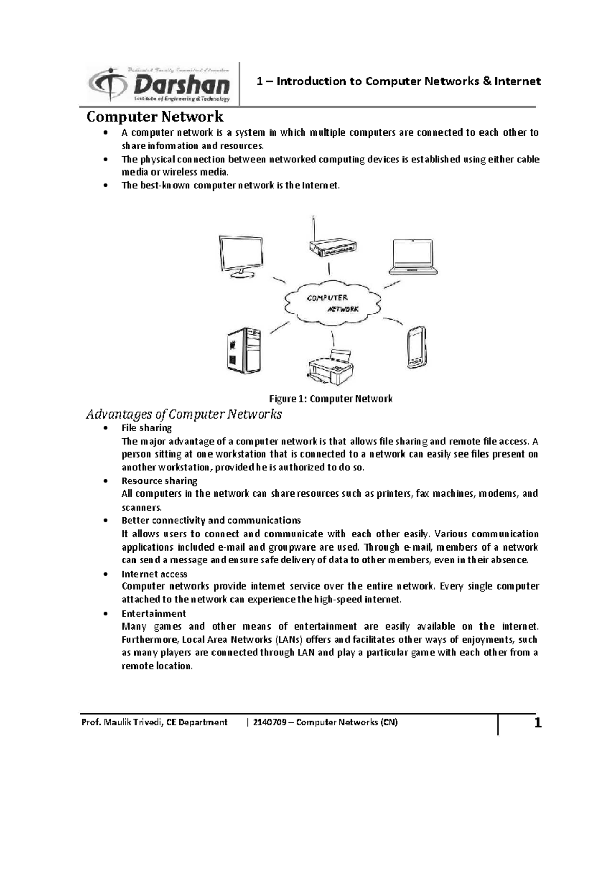 Cn-notes compress - PDF FILES for networking essentials lecture notes ...