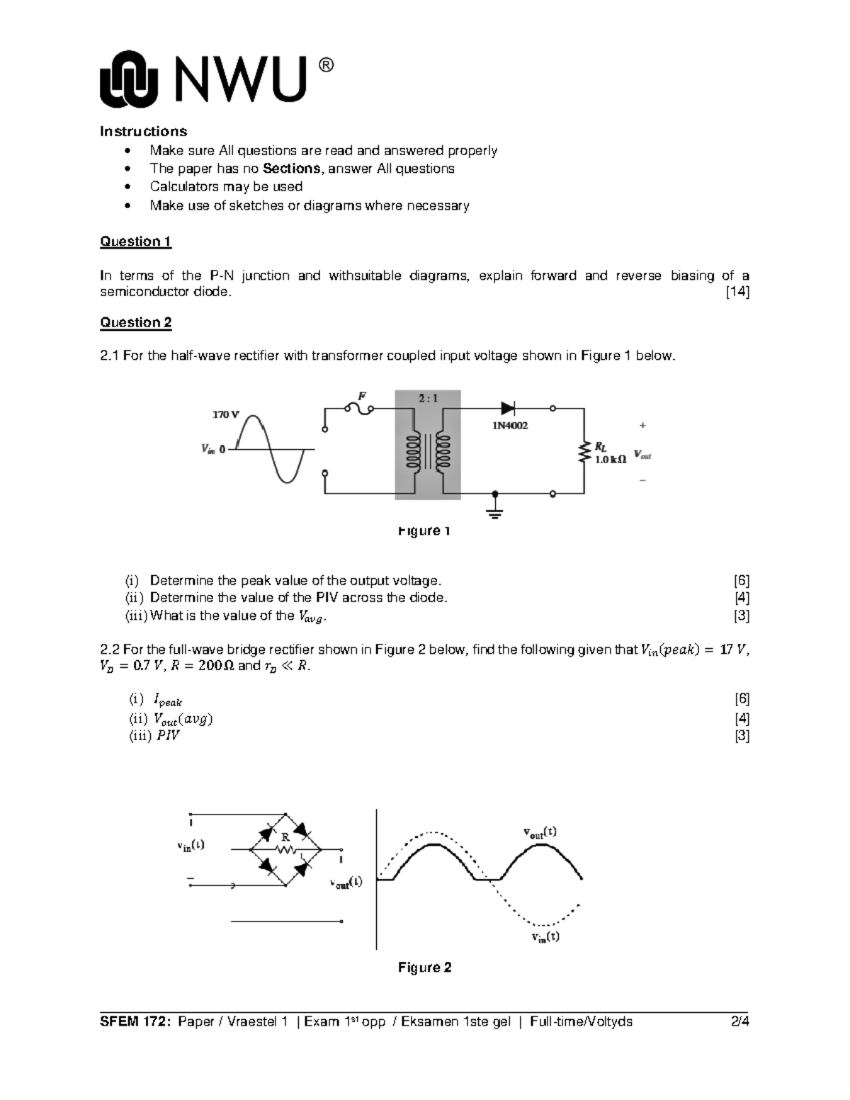 SFEM 172 1st Opp Examination MC-2022 09 21 - - Studocu