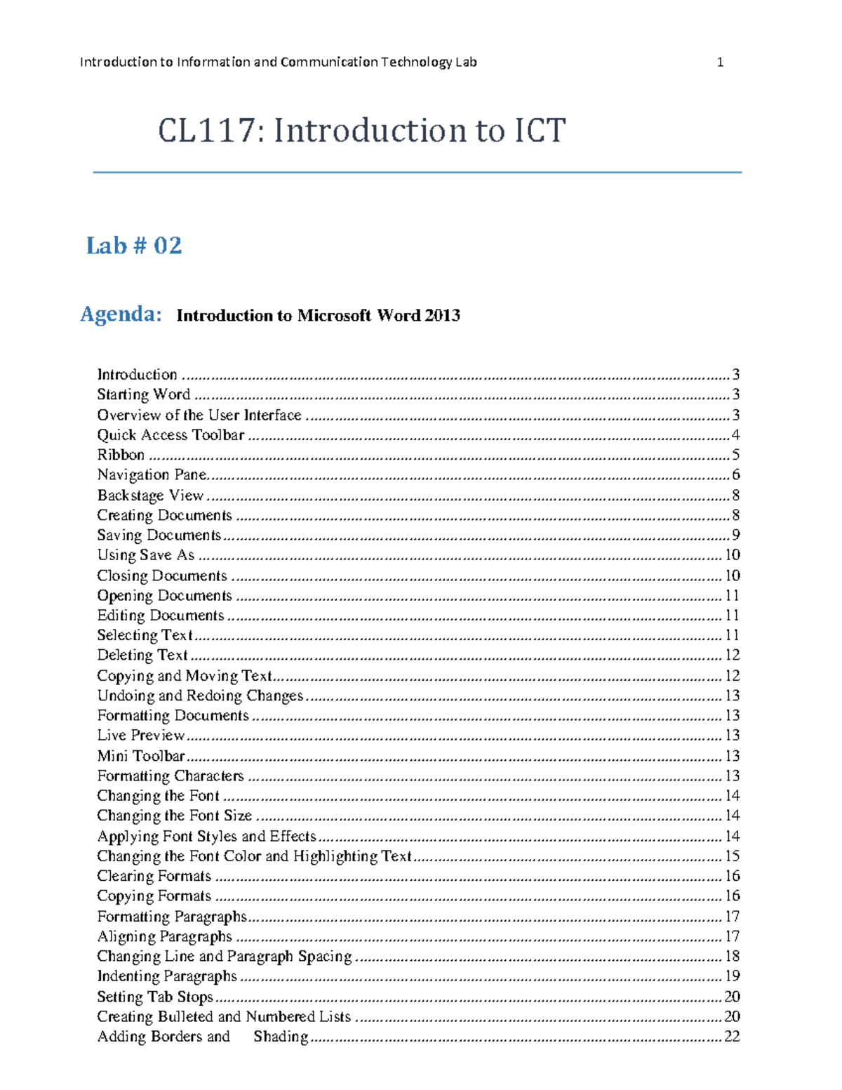 Ciitlecture2 Lecture Notes 1 Warning Tt Undefined Function 32 Cl117 Introduction To