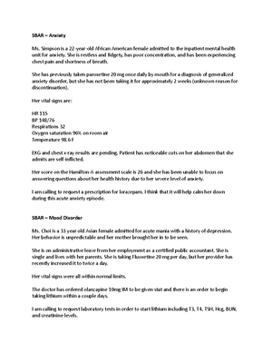 SBAR peds GI - sbar example - SBAR Worksheet Communicating with a ...