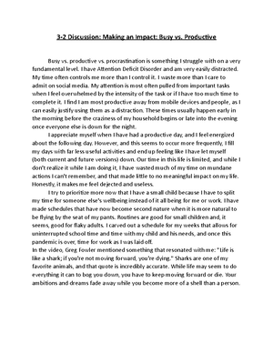 Module 8 Discussion POST - For your initial post, address the following ...