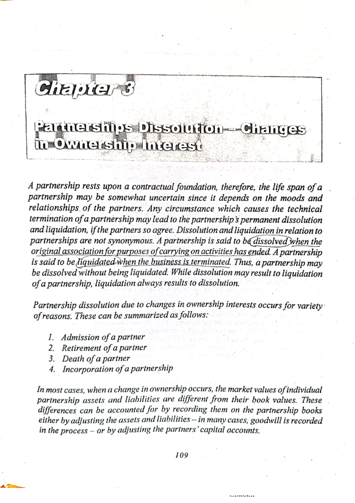 Advan Acc 1-Chapter 3 - BSA - Studocu