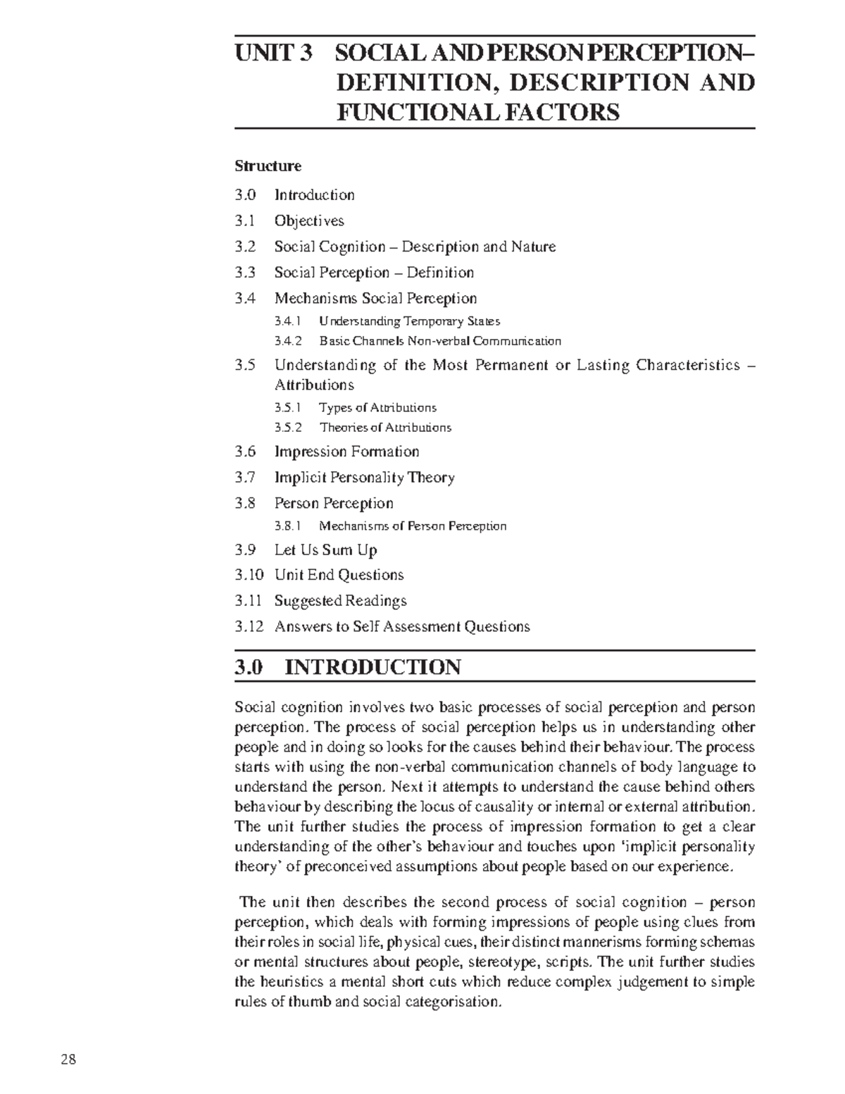 Unit-3 - comprehensive notes - Introduction to Social Psychology UNIT 3 ...