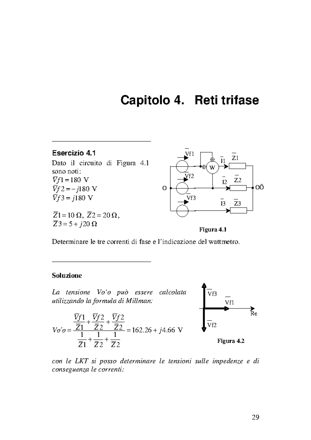 4 reti trifase - Esercizi - Capitolo 4. Reti trifase ...