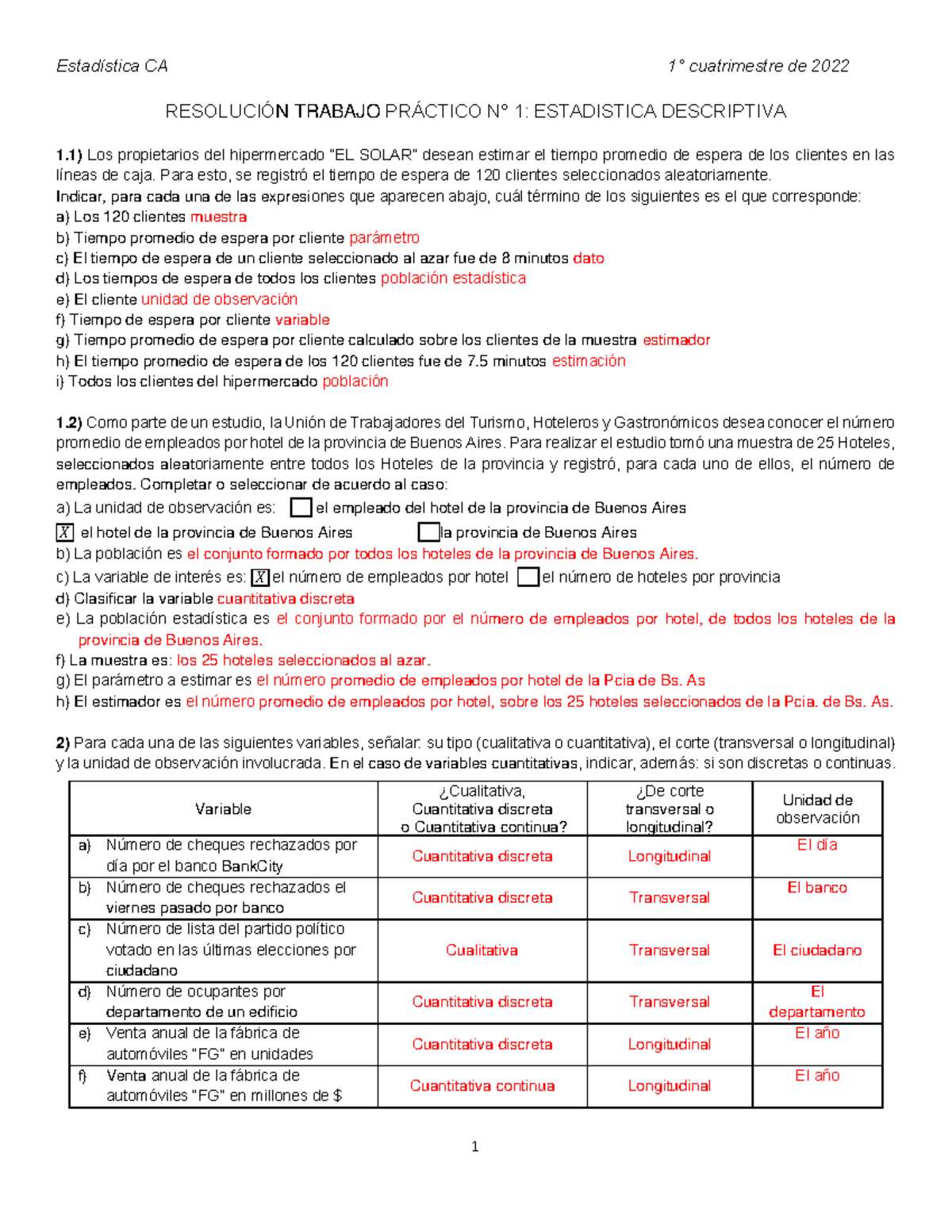 Resolución TP1 2022 - resolucion trabajo practico - Estadística CA 1° cuatrimestre de 2022 - Studocu
