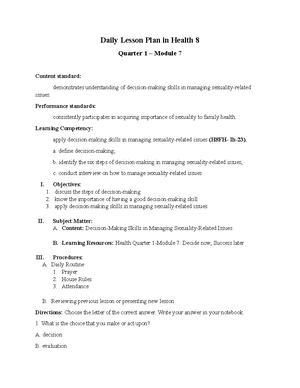 Science 8 Q1 M3 - MODULE - Science Quarter 1 – Module 3: Potential ...