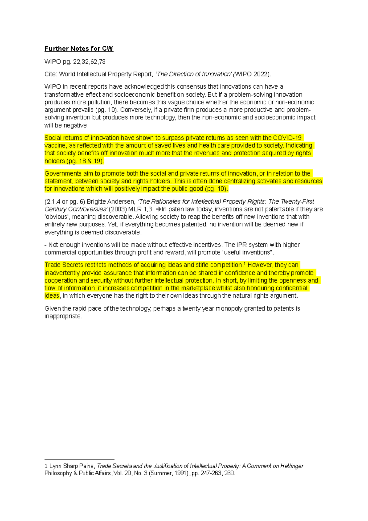 Further Notes for CW (22.11.2023) IP - Further Notes for CW WIPO pg. 22 ...