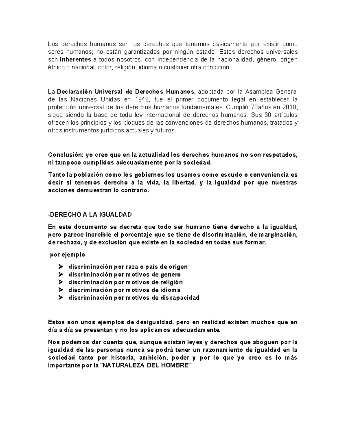 Trabajos de 9no ^J juan pablo curiel - Los derechos humanos son los ...