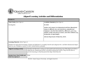 ELM 210 D T4 Instructional Strategies - Instructional Models/Strategies Part 1: Analysis ...