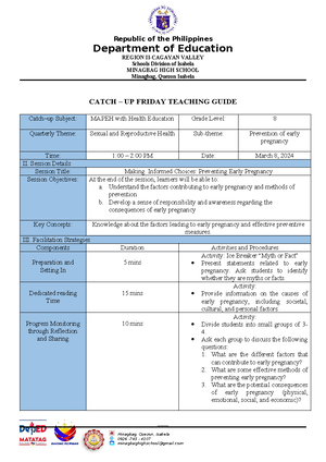 DEMO Triangle Congruence Final - DAILY LESSON LOG School Minagbag High ...