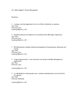 BU375 Final Exam Cheat Sheet - CH 10: Supply Chain Management Supply ...