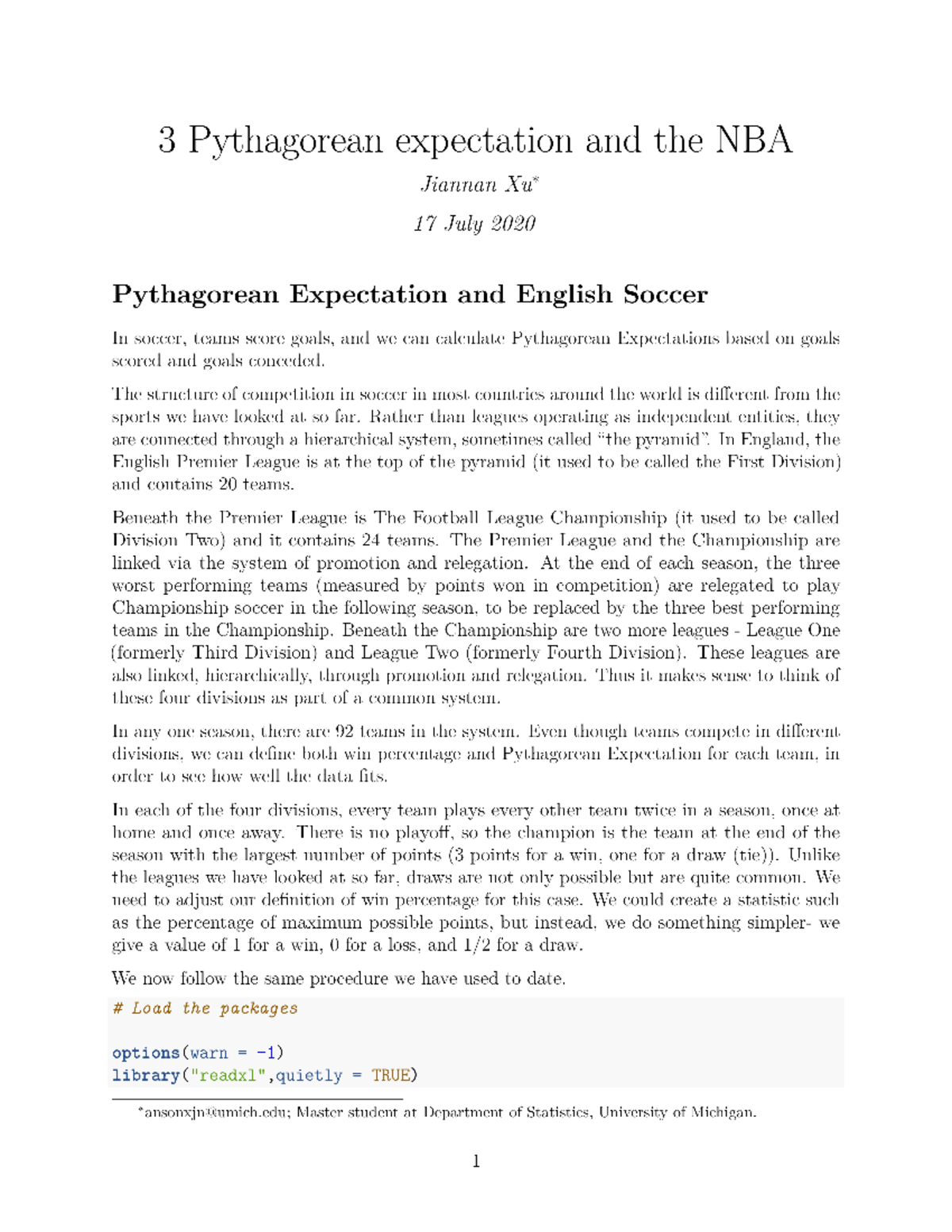 4 Pythagorean expectation and English football - R Programming For Data ...