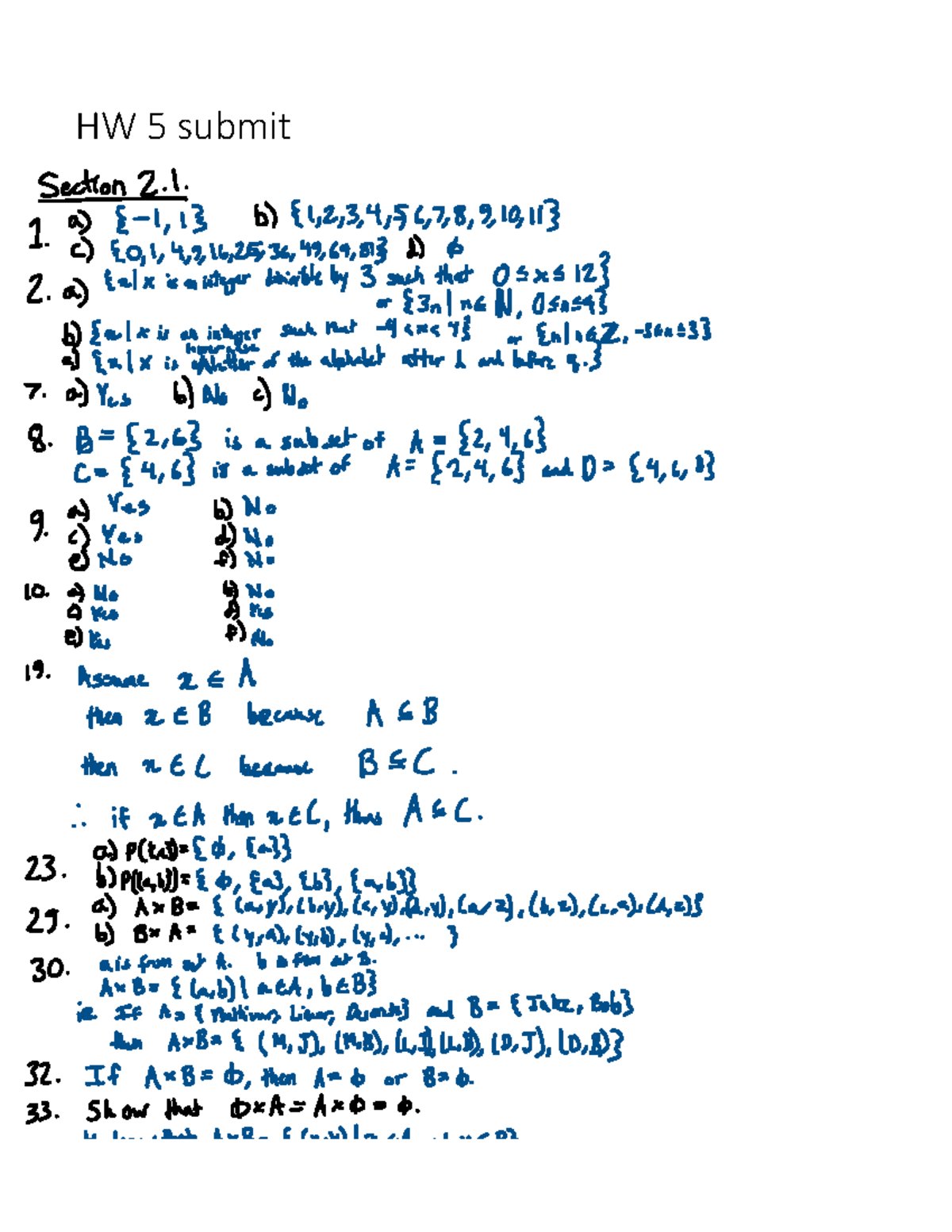 Hw5 - 8th Edition Discrete Mathematics and its Applications by Kenneth ...
