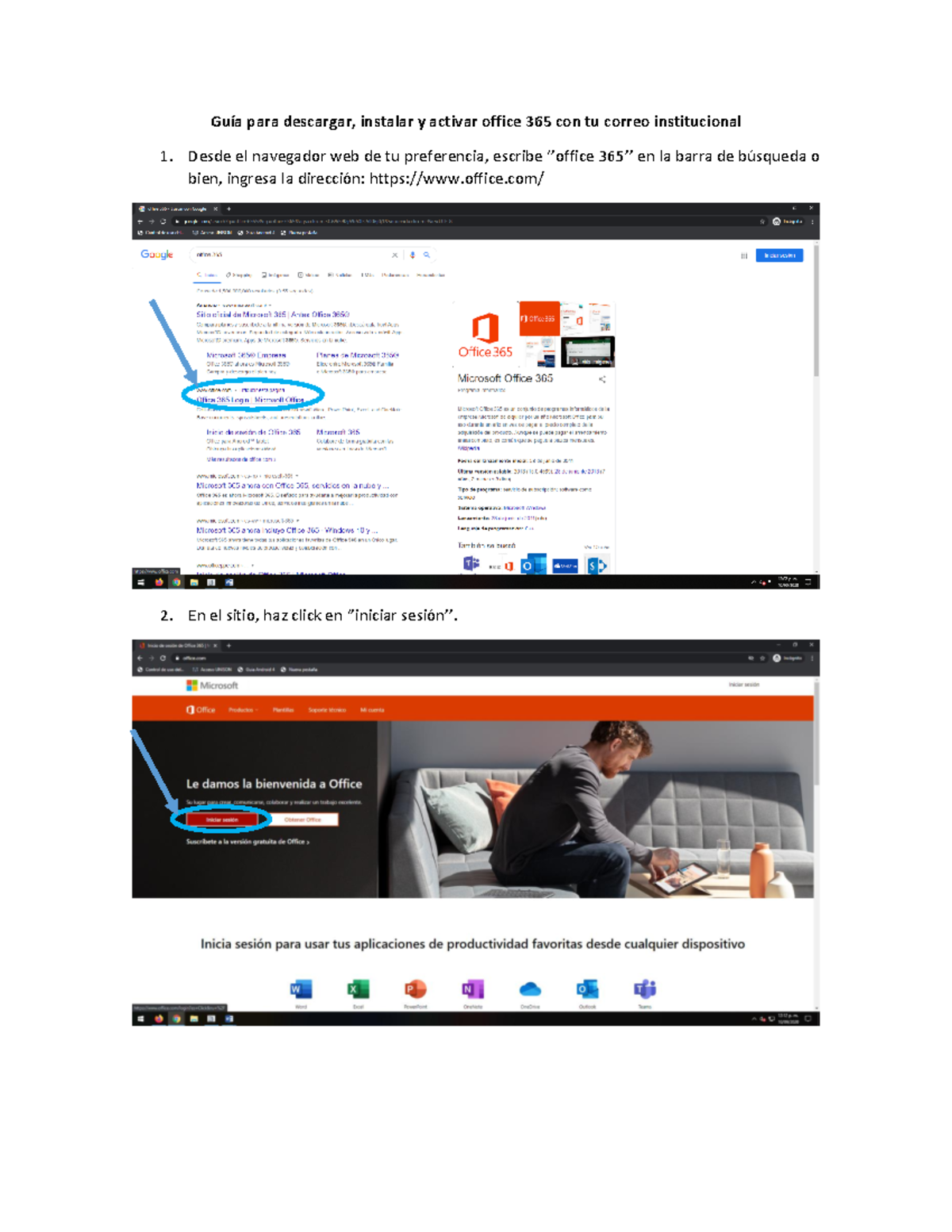 Guia Office 365 - llll - Guía para descargar, instalar y activar office ...