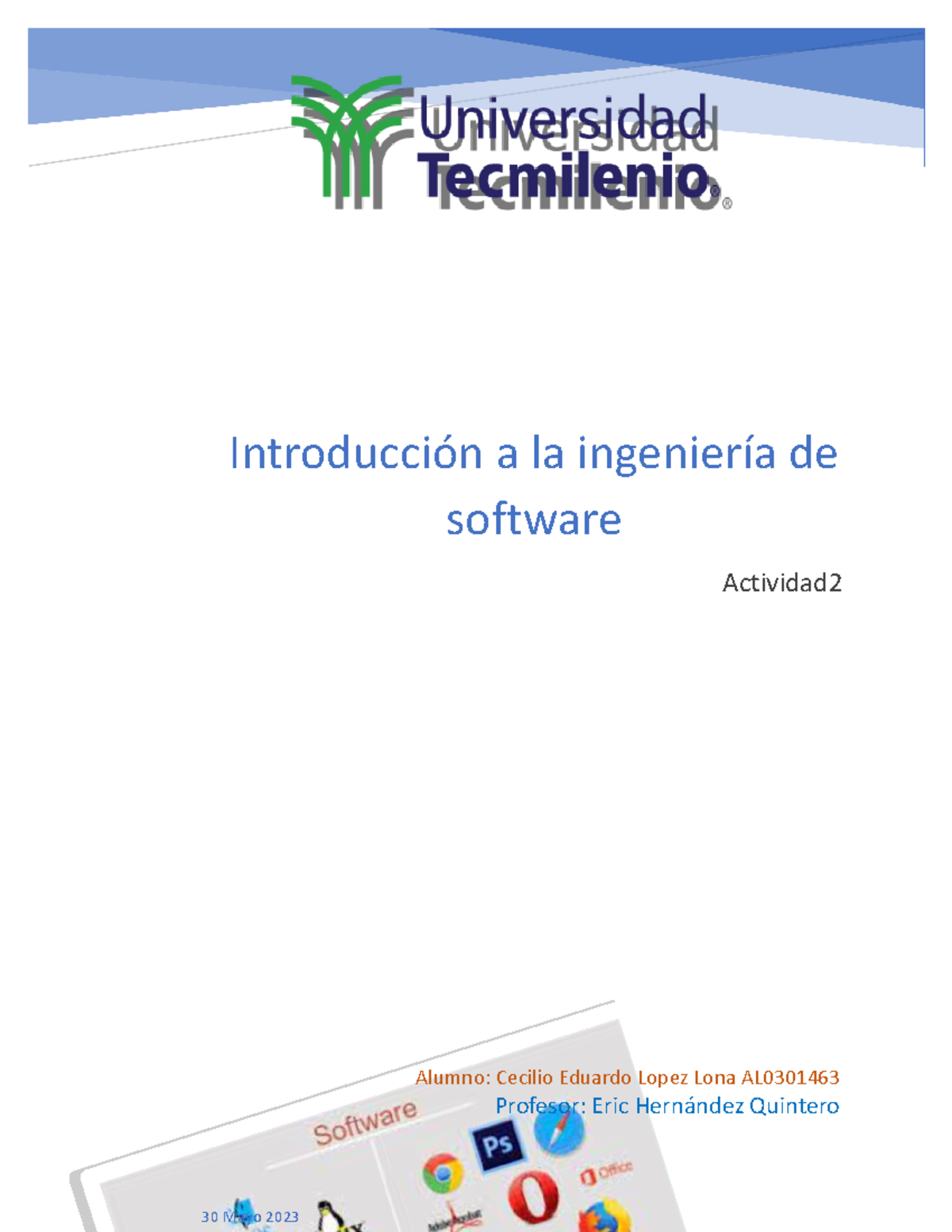 Int.Ing de Software Actividad 2 - Introducción a la ingeniería de ...