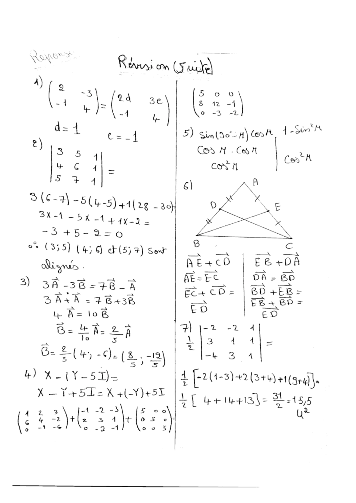 Open revision mai probleme 2022 suite - Mathematics - Studocu