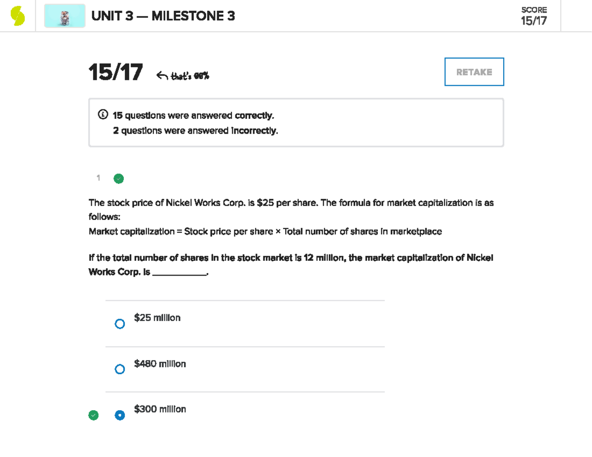 Personal Finance Unit 3 Milestone 3 - FIN250 - Studocu