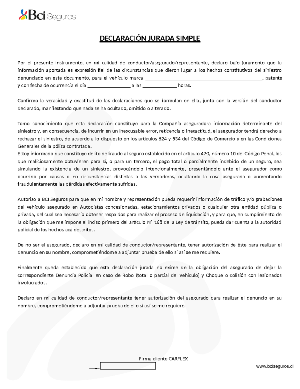 Declaracion jurada simple - DECLARACIÓN JURADA SIMPLE Por el presente instrumento, en mi calidad ...