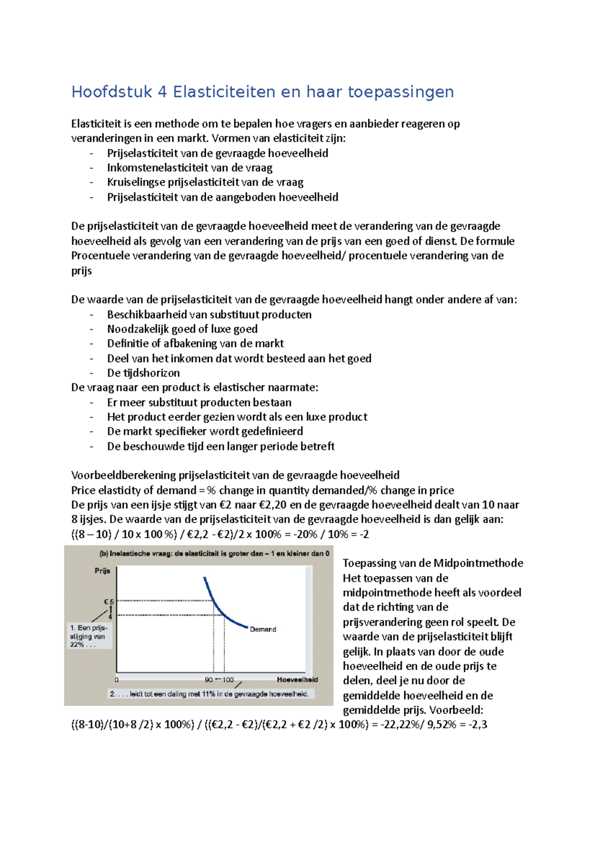 Samenvatting Ondernemingsanalyse gedeelte Economie - Hoofdstuk 4 ...