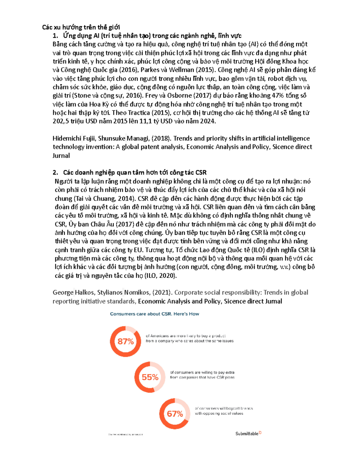 Các xu hướng trên thế giới - Ứng d ng AI (trí tu ụ ệ nhân t o) trong ...