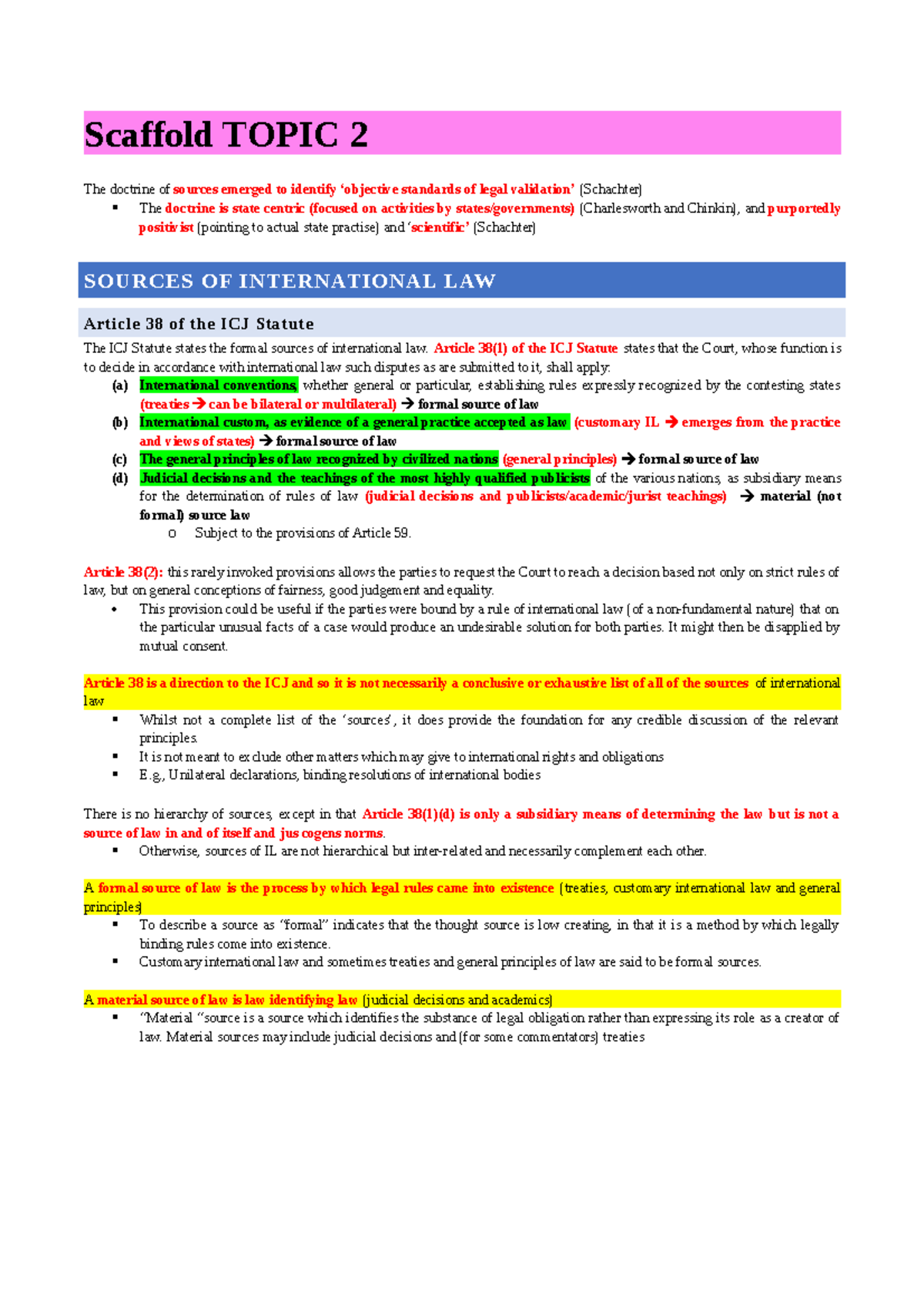 PIL Tutorials - Lecture Notes - Scaffold TOPIC 2 The doctrine of ...