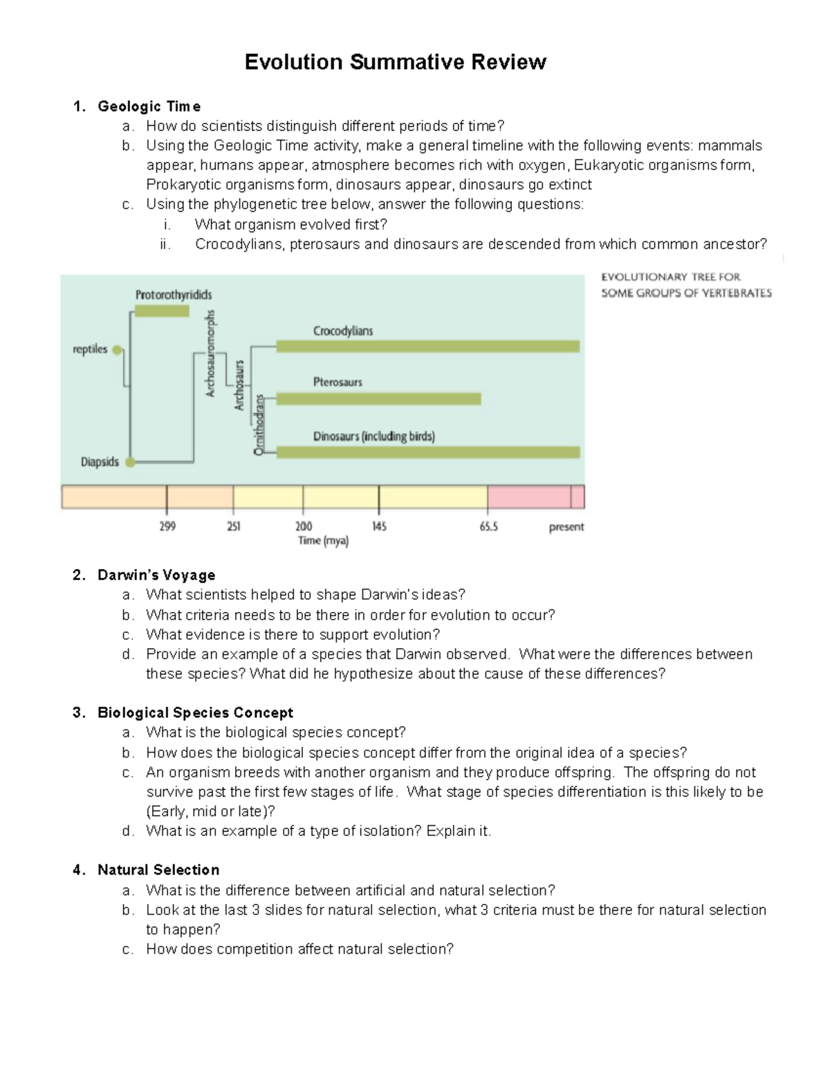 Jenna Rivers 22 - Evolution Summative Review - Evolution Summative ...