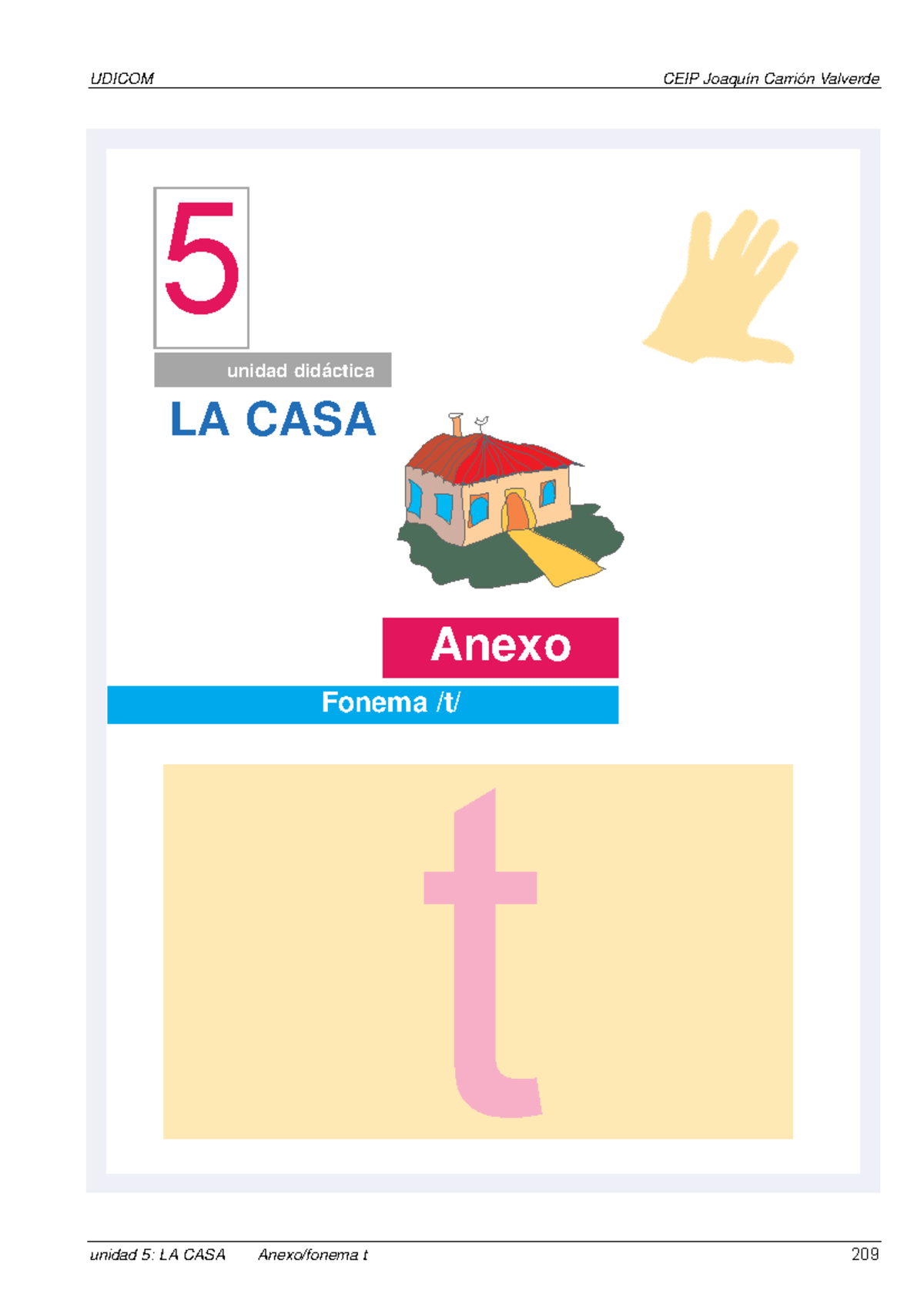 Fonema t - trabajo para ensayos - 5 Fonema /t/ unidad didáctica ...