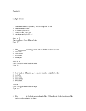 Chapter 10 - questions - Chapter 10 Multiple Choice Shock is the result of: A. hypoperfusion to ...