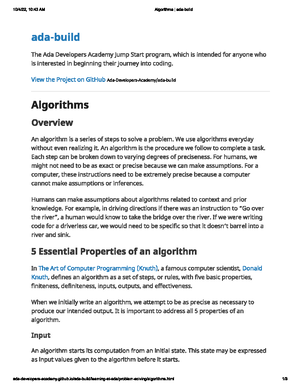 Odin project freecodecamp - computer science - Studocu