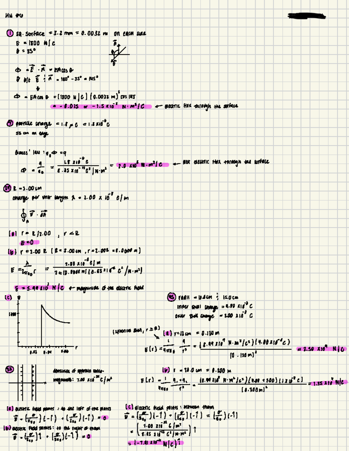 Physics 2 hw 6 - Homework #6: textbook questions - UN #6 Nicole Frentes ...