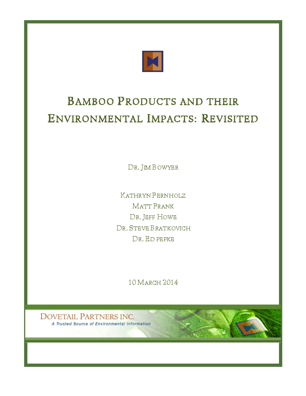 1580142066 - Xlcmt - BAMBOO PRODUCTS AND THEIR ENVIRONMENTAL IMPACTS ...