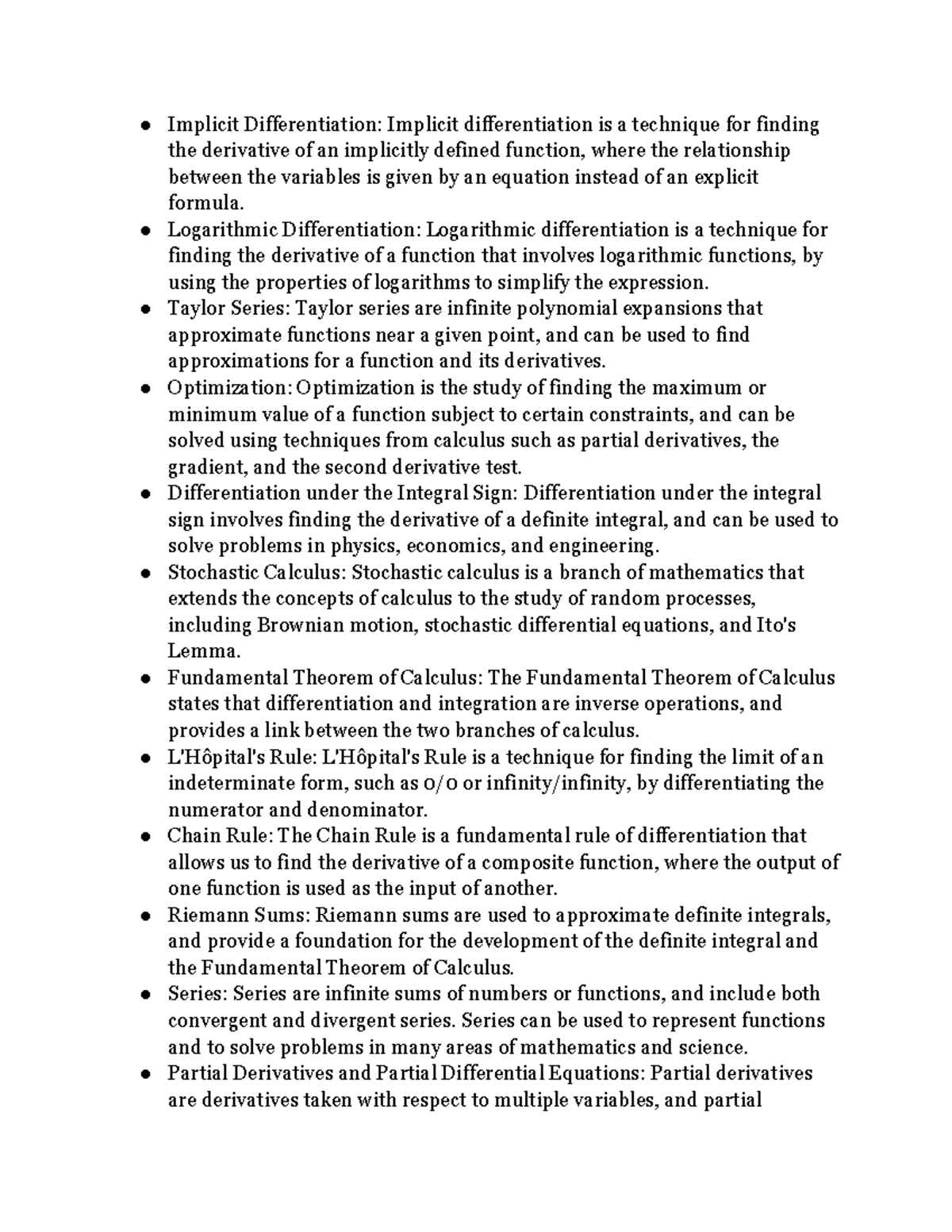 Calculus notes 2 - Implicit Differentiation: Implicit differentiation ...