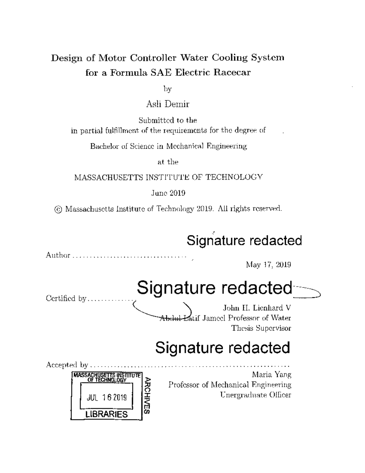 1130061700-MIT - FORMULA SAE - Design of Motor Controller Water Cooling ...