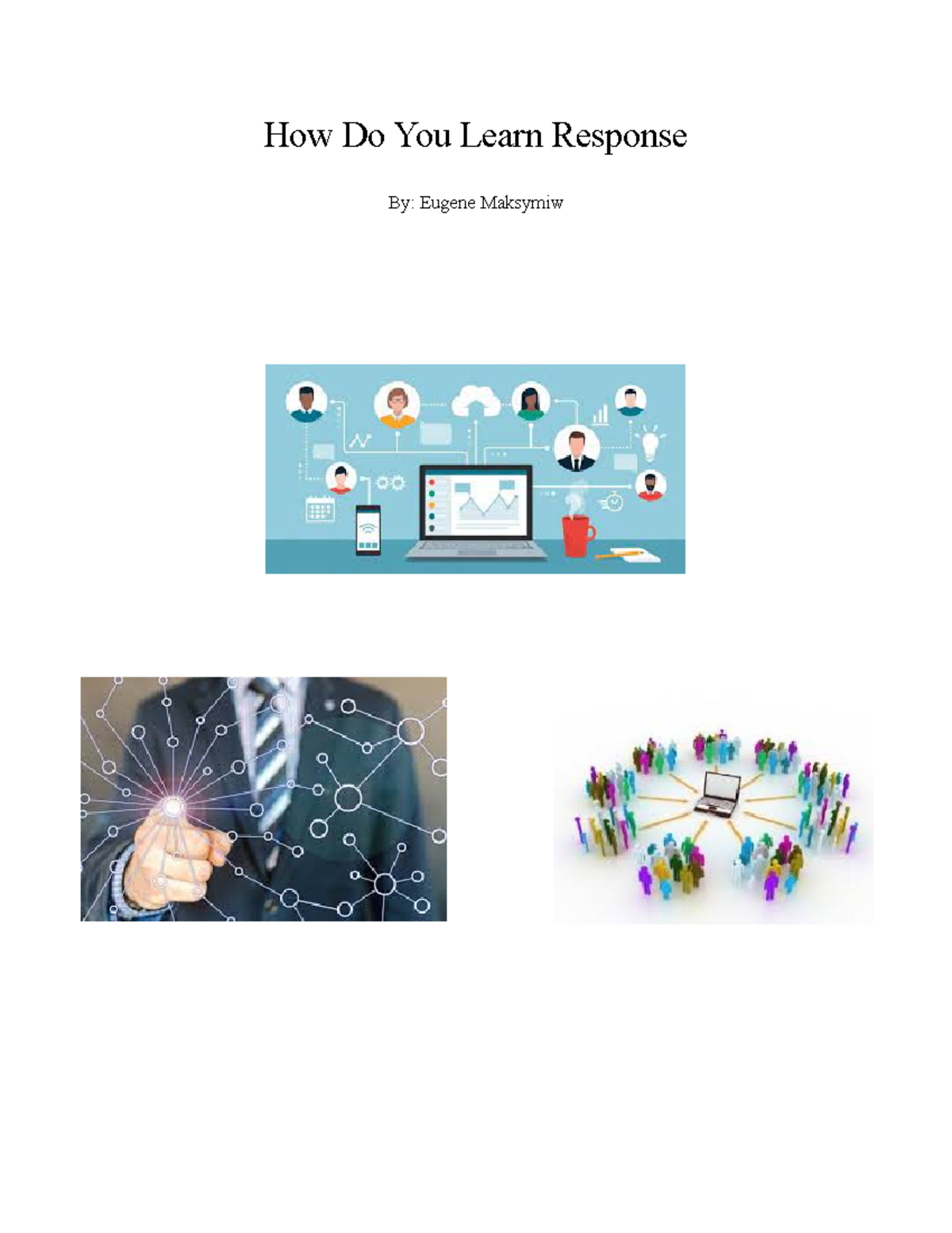 How Do You Learn Response EM203 Mandatory Assignment - How Do You Learn ...