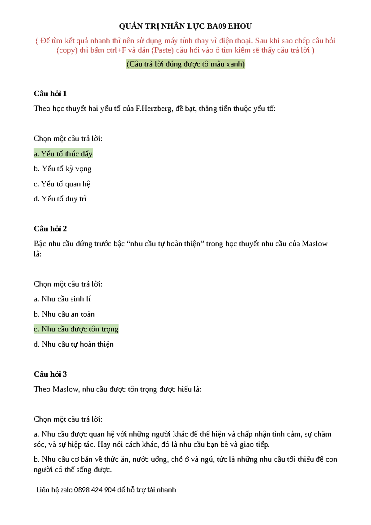 [123doc] - 180-cau-dap-an-quan-tri-nhan-luc-ba09-ehou - QUẢN TRỊ NHÂN ...