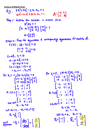 Revision Questions Solutions (Vector Calculus) - Mathematics 3B ...