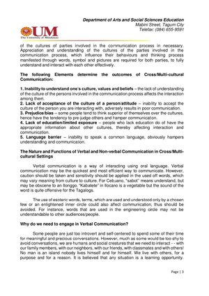 GE 2 Purposive Communication Handouts - BS accountancy - Studocu