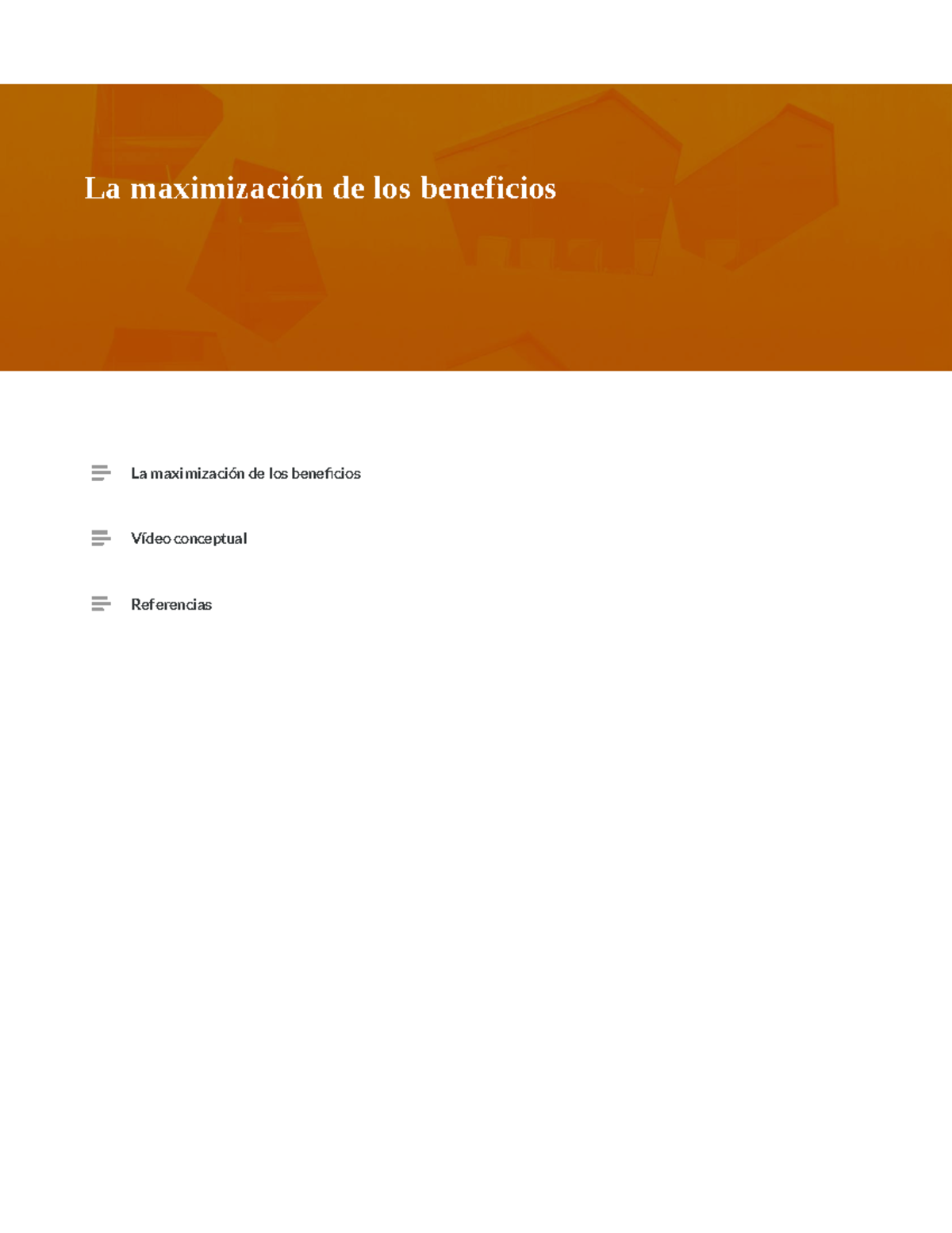 Economia 1 M3 - APUNTE CLASE - La maximización de los benecios Vídeo ...
