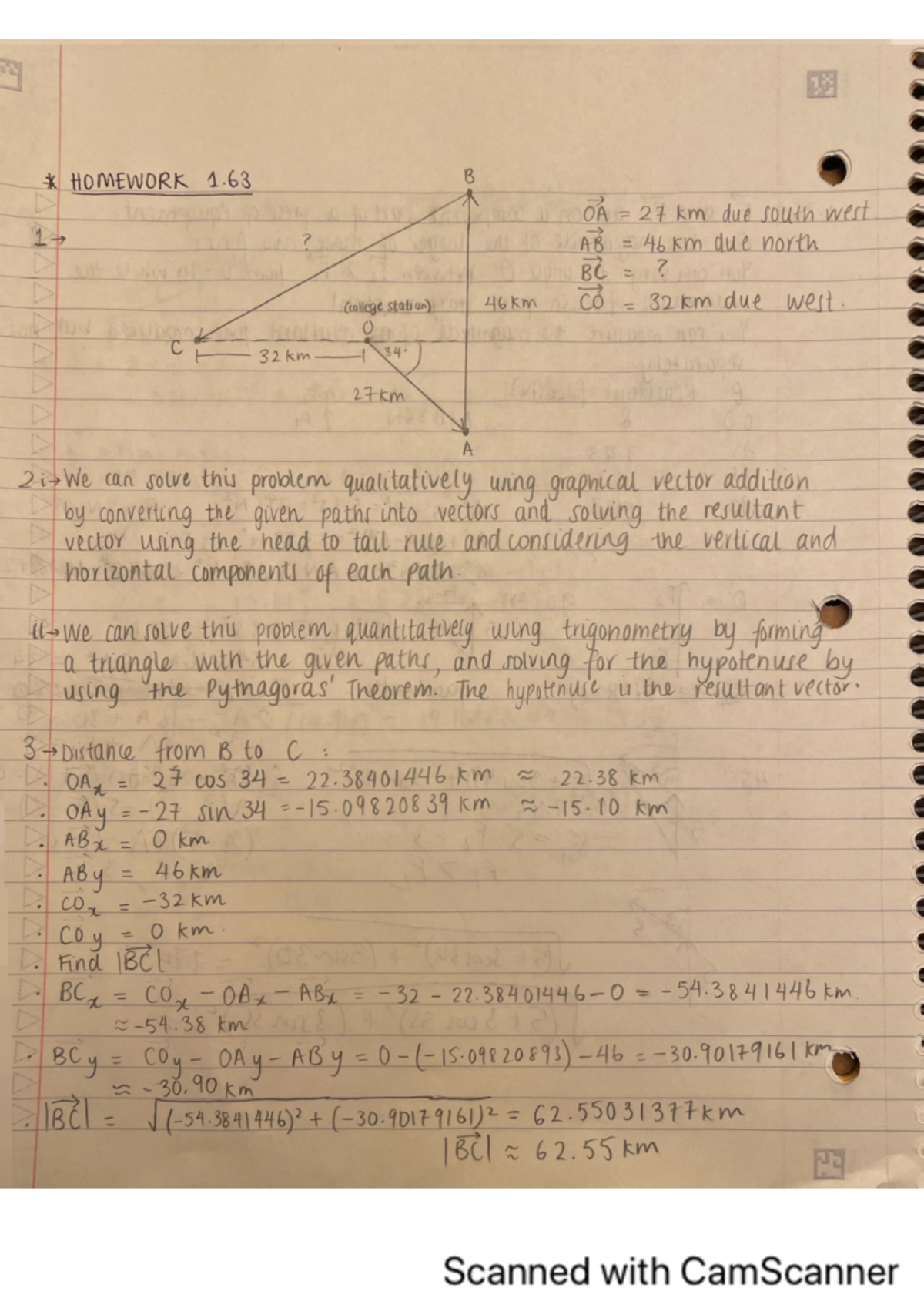 PHYS101 Homework 1 - PHYS 101 - Studocu
