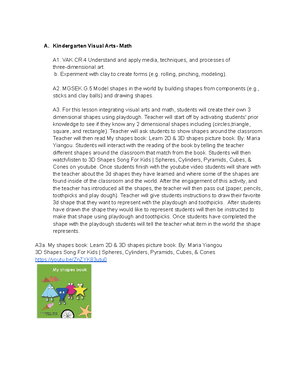Visual Arts Study Note - Virtual Arts Notes What is arts integration ...