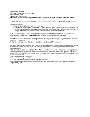 HIST 4007 - Swapna Banerjee - Hist 4007 Ghandi derived feminine womanly ...