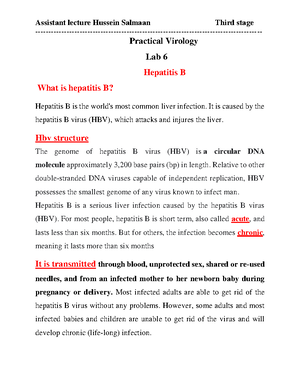 Herpes Simplex Virus - Practical Virology - Practical Virology Lab 10 ...