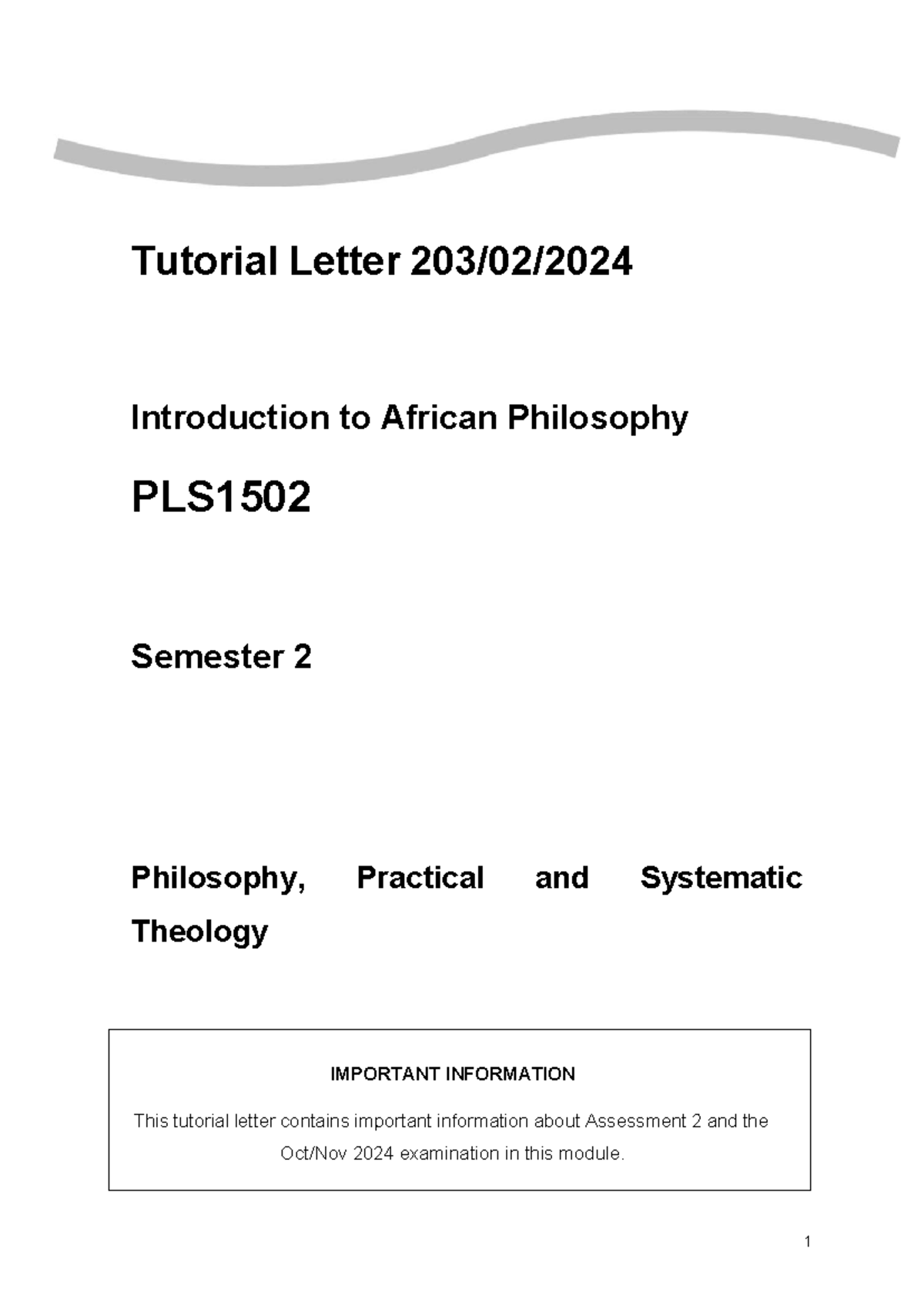 PLS1502 feedback tutorial 2024 - Tutorial Letter 203/02/ Introduction ...