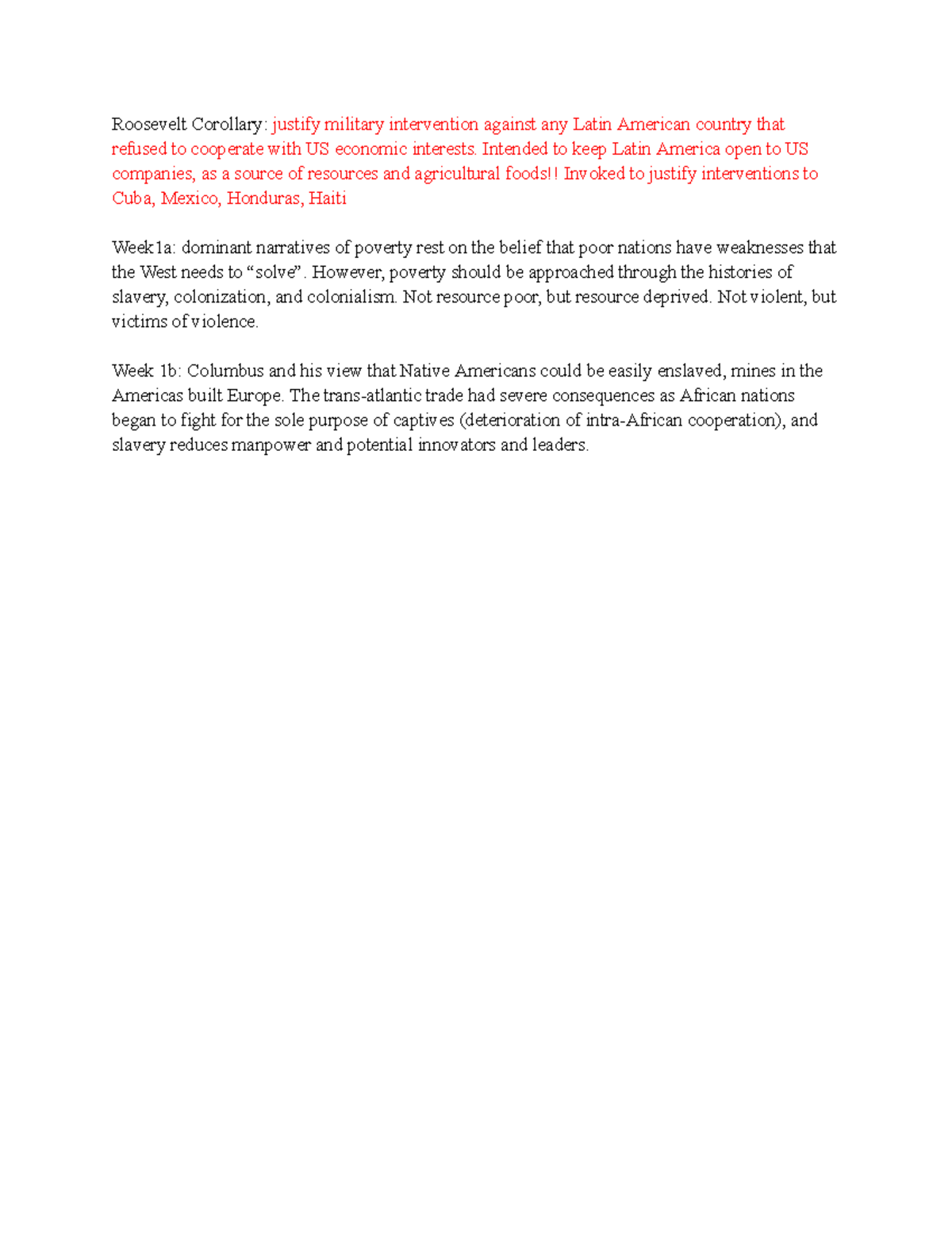 Roosevelt Corollary - Intended to keep Latin America open to US ...