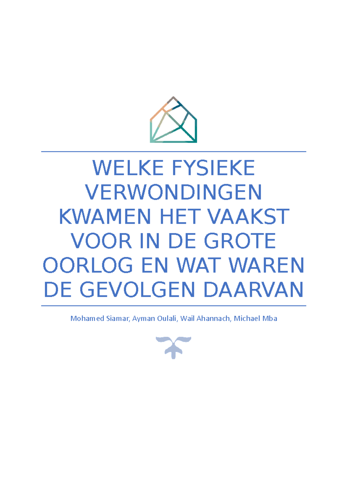 Fysieke verwondingen WOI - WELKE FYSIEKE VERWONDINGEN KWAMEN HET VAAKST ...
