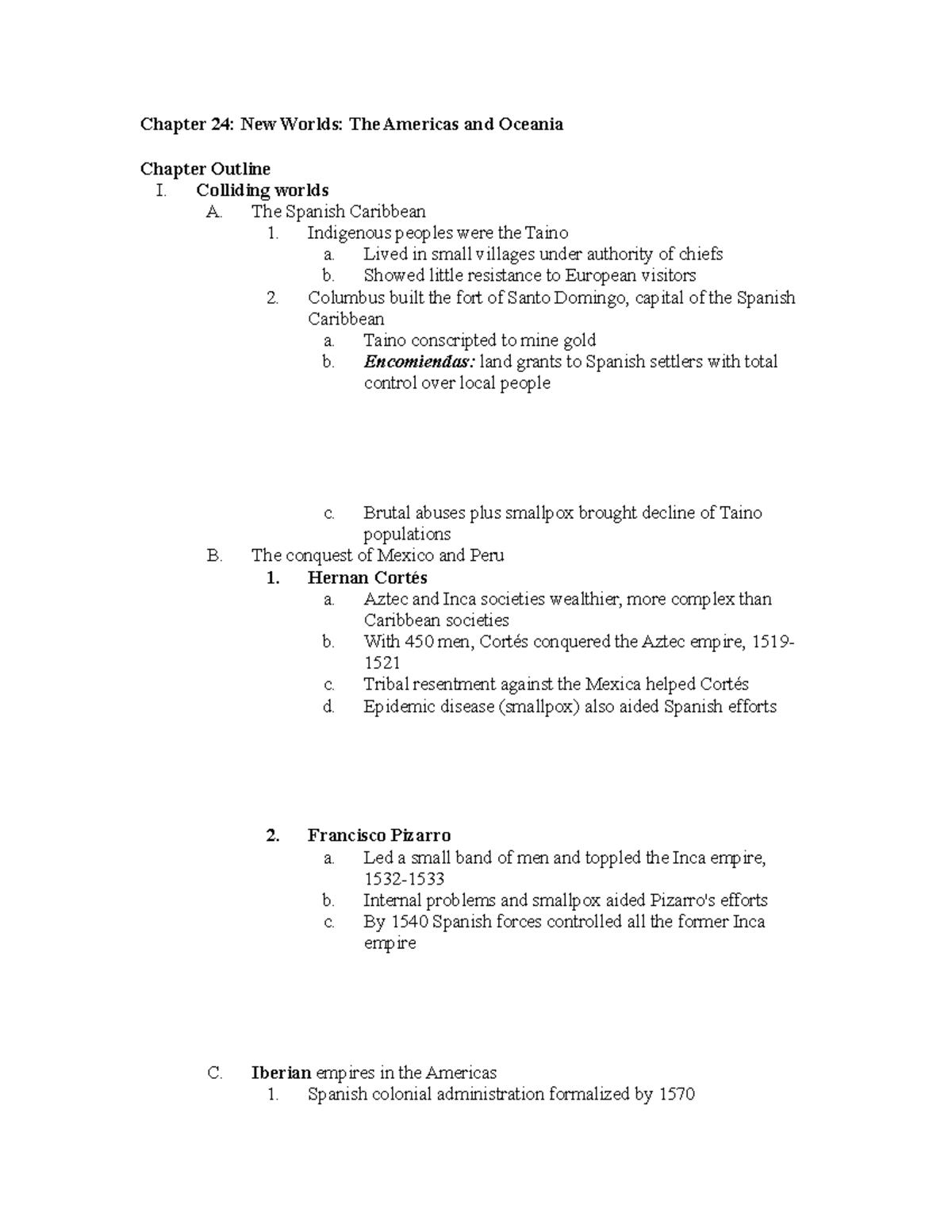 Chapter 24 outline notes helpful great material to study - Studocu