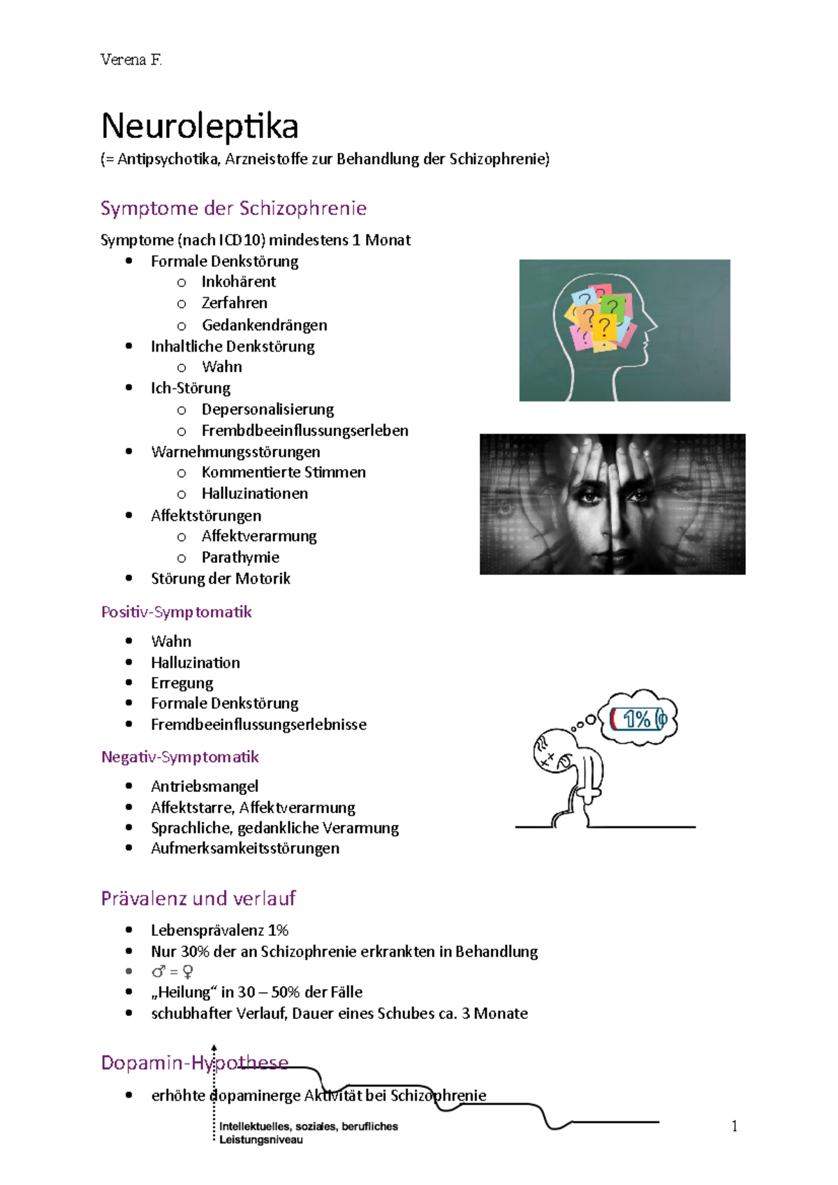 Pharmakologie Neuroleptika - Neuroleptika (= Antipsychotika ...