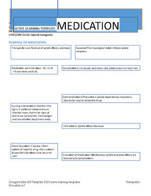 Dextrose 2 medication template - 293 - Chamberlain University - Studocu