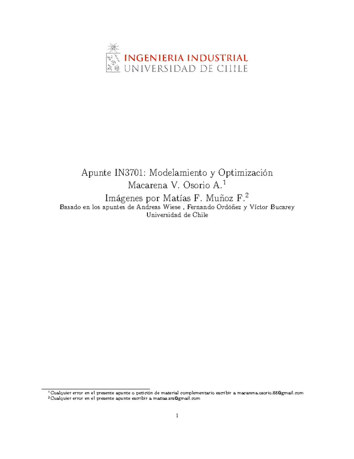 Apunte IN3701: Modelamiento y Optimización - Apunte IN3701 ...